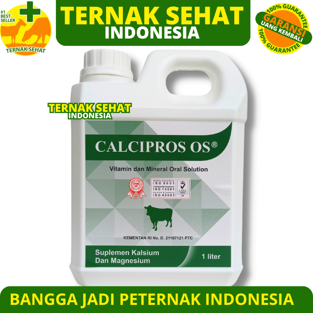 Jual CALCIPROS OS 1 LITER VADCO - Obat Sapi Kambing Ambruk Lumpuh ...
