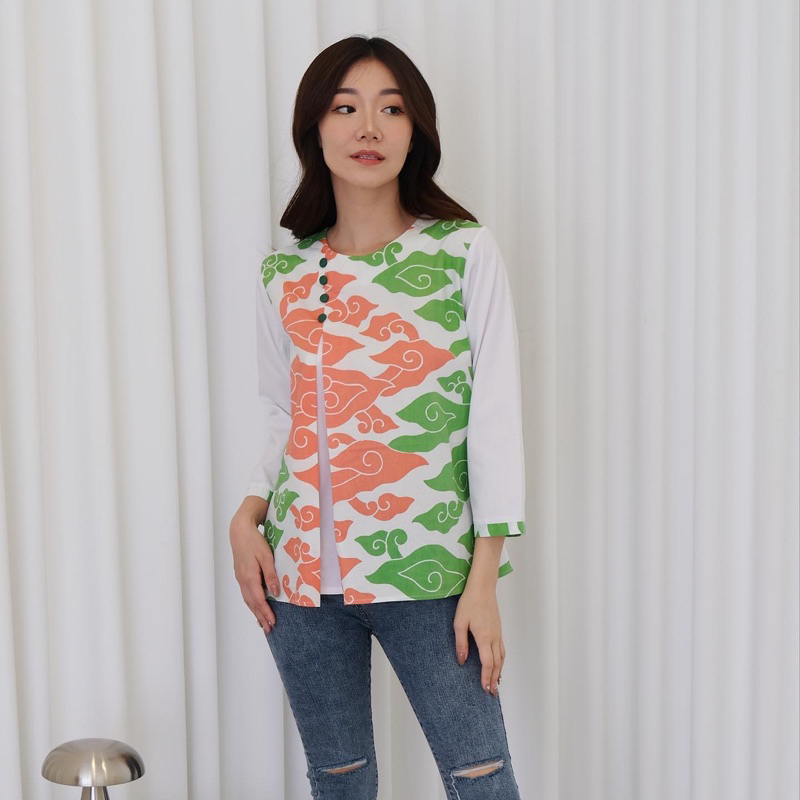 Jual NITA BLOUSE - ALYS BATIK WANITA MODERN | Shopee Indonesia