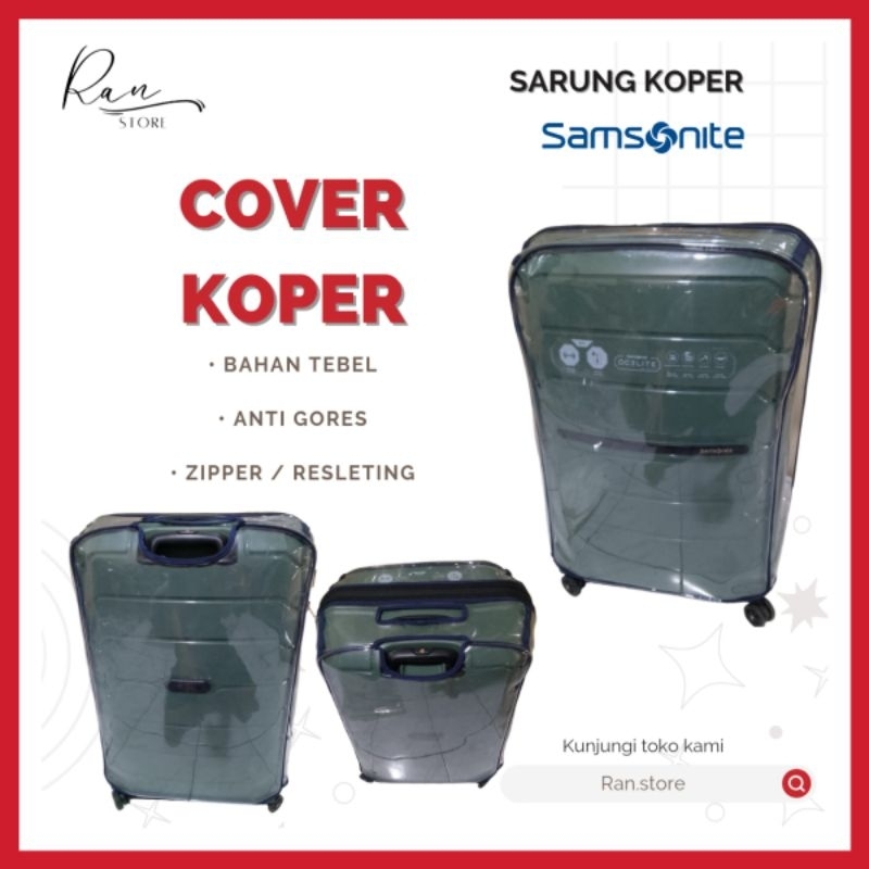 Jual Cover koper Luggage khusus merk Samsonite full mika tebal premium ...