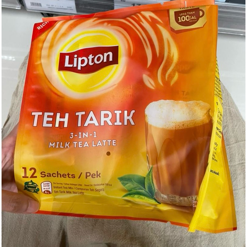 Jual Lipton Teh Tarik 3in1 Milk Tea Latte | Shopee Indonesia