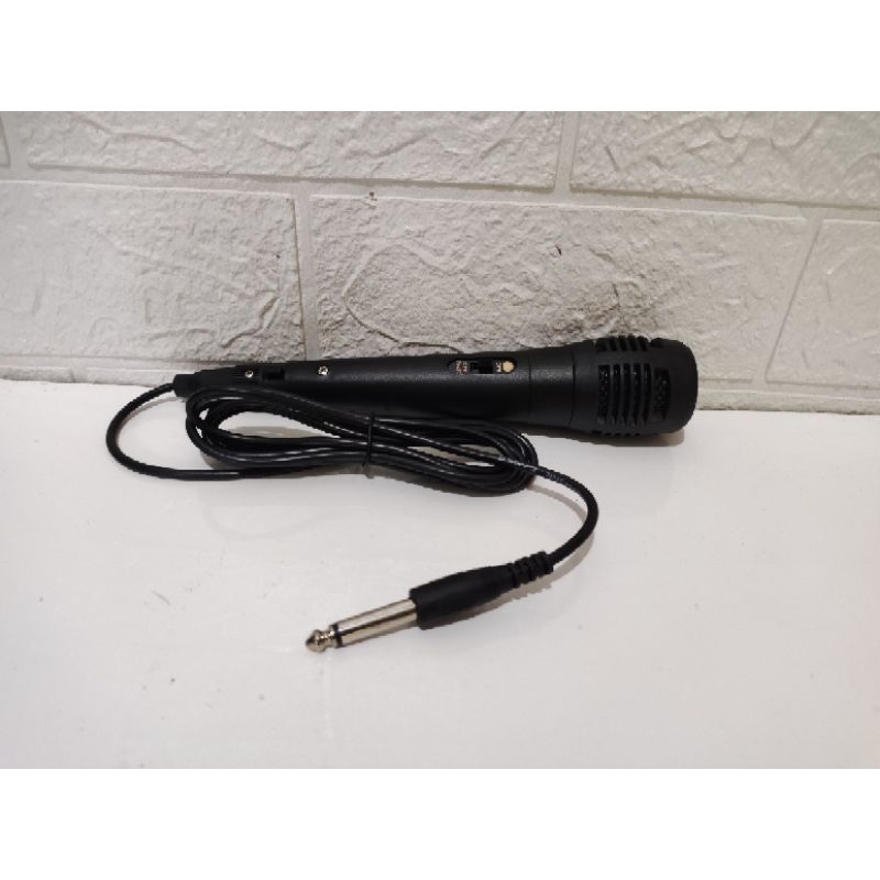 Jual Mic karaoke mikrofon mix kabel jack besar/standar | Shopee Indonesia