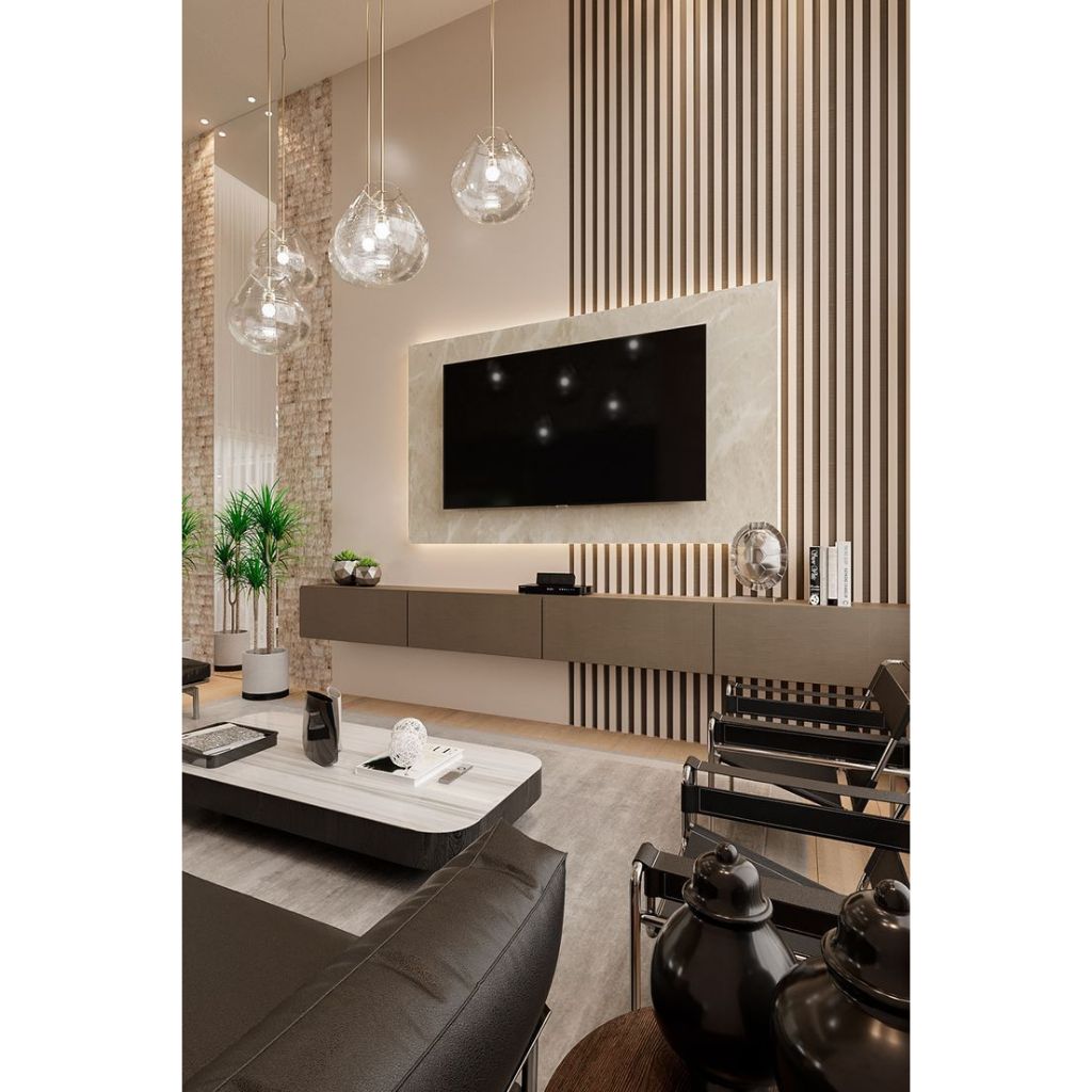 Jual backdrop tv dinding gantung custoom | Shopee Indonesia