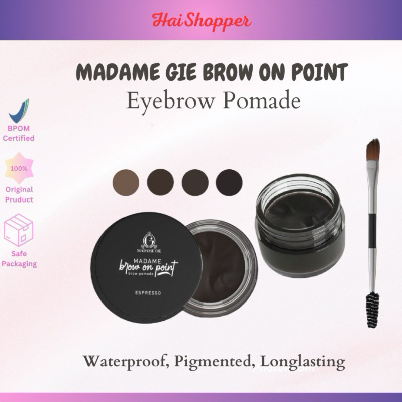 Jual MADAME GIE Brow On Point - Eyebrow Pomade - Pomade Alis | Madame ...