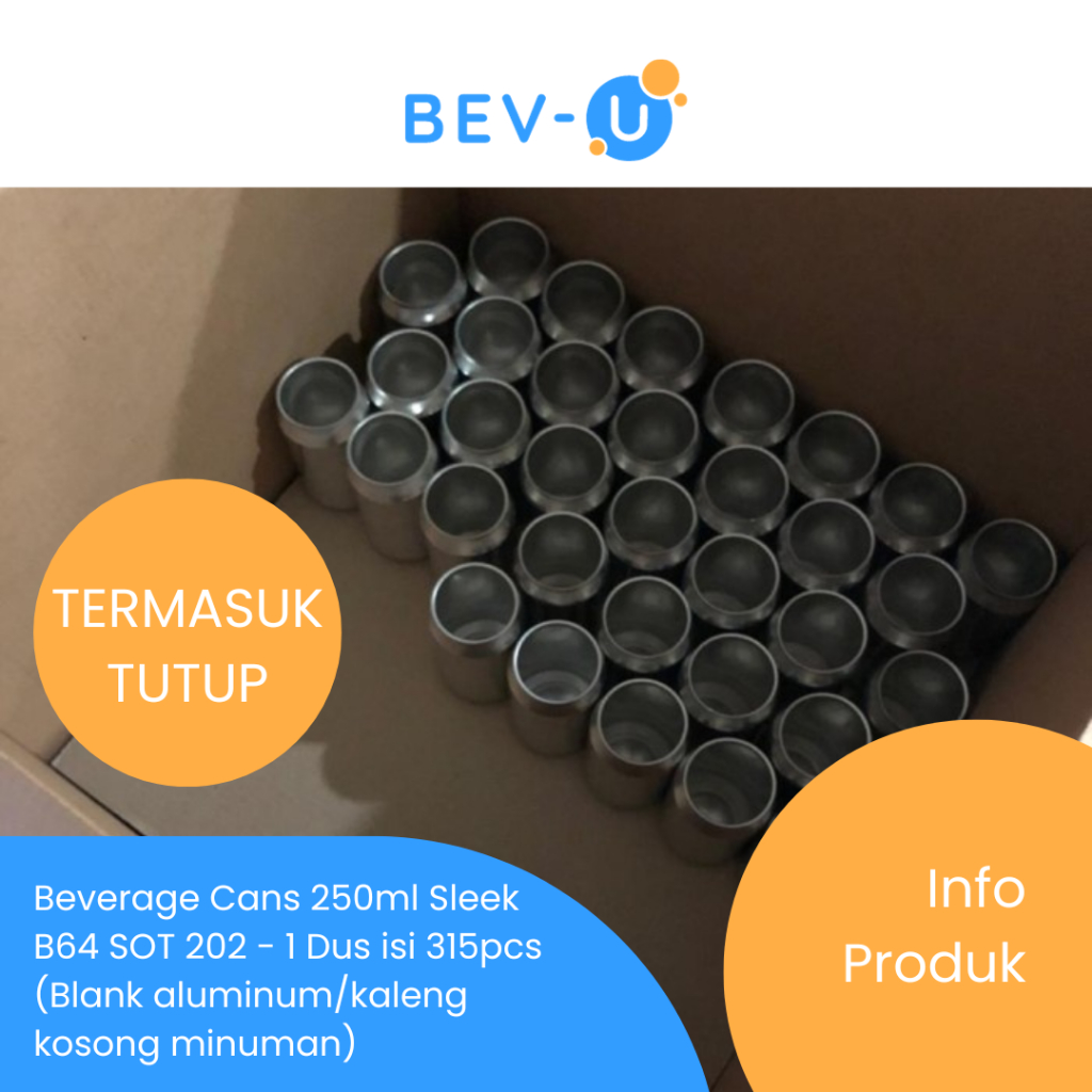 Jual Kaleng Kosong Minuman Blank Aluminium Beverage Cans B64 SOT 202 1 Dus | Shopee Indonesia