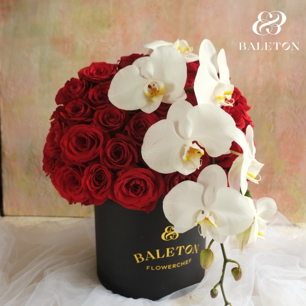 Jual Love Rose Orchid | Bunga Mawar | Bunga Orchid | Rangkaian Box ...