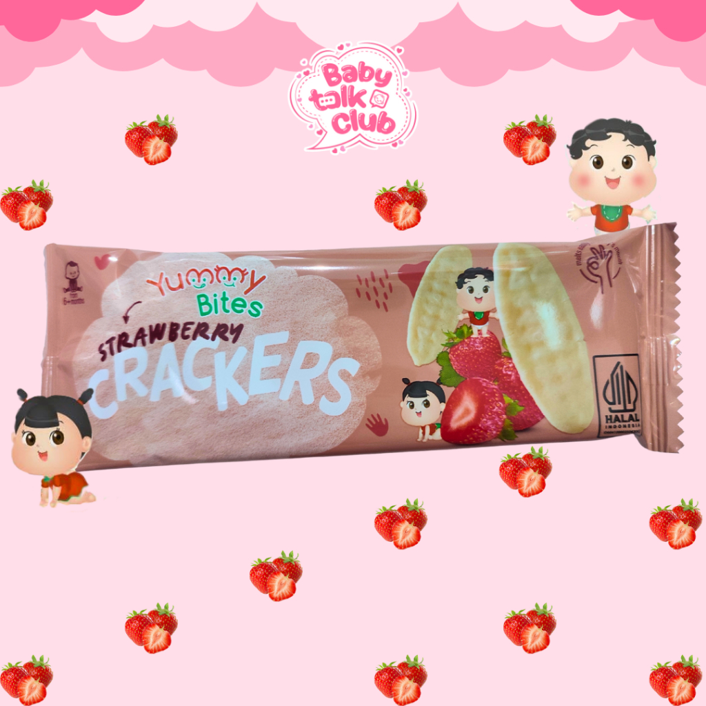 Jual [Kemasan Sachet/Satuan] Yummy Bites Baby Rice Crackers Biskuit ...
