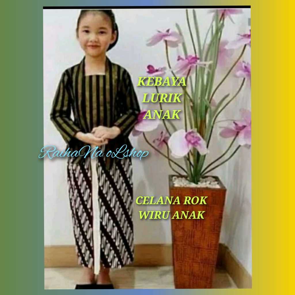 Jual SETELAN BAJU KEBAYA LURIK ANAK | KEBAYA LURIK ANAK + CELANA ROK WIRU BATIK INSTAN | PAKAIAN ...