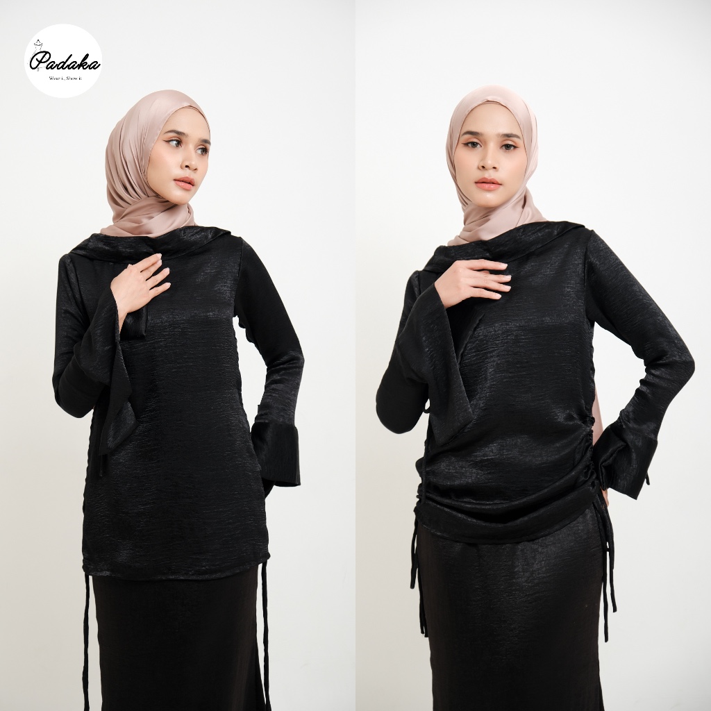 Jual Padaka Attire - JANNA SET - One set shimmer silk santorini elegan ...