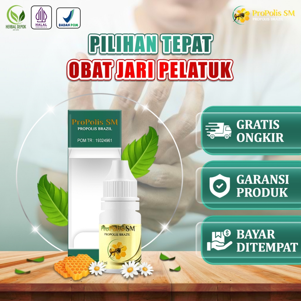 Jual Obat Herbal Jari Pelatuk Trigger Finger Jari Tangan Kaku Dan Nyeri Susah Ditekuk Propolis ...