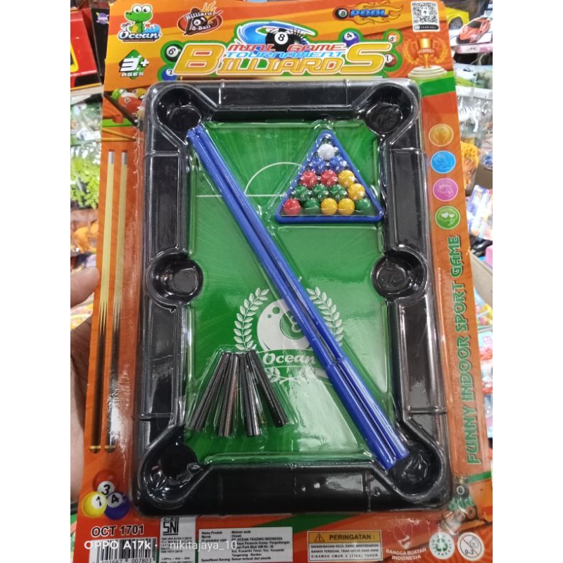 Jual MAINAN MINI BILLIARD OCT 1701 | Shopee Indonesia