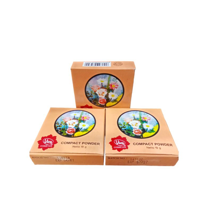 Jual Viva Compact Powder Bedak Compact Original Natural Kuning Langsat ...
