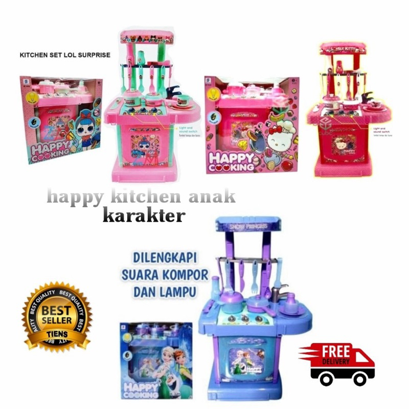 Jual HAPPY COOKING UKURAN JUMBO | Kitchen set mainan dapur main peran ...