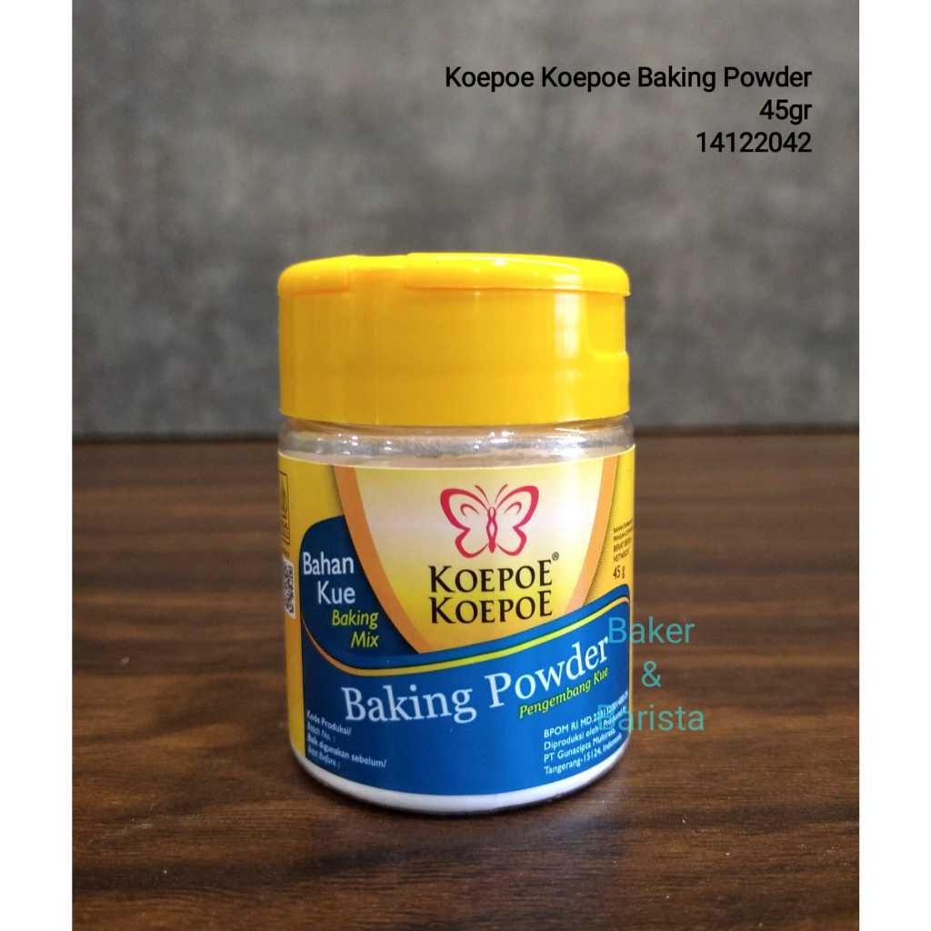 Jual Koepoe Koepoe Baking Powder 45 gr / Kupu Kupu Baking Powder 45gr ...