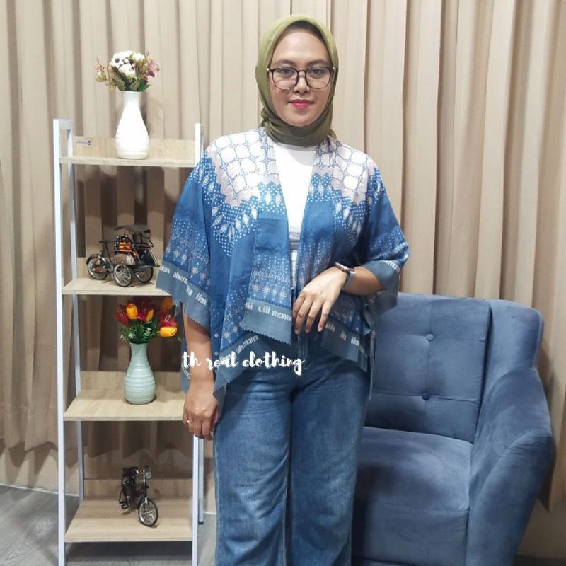 Jual | COD | OOTD outer scarf batwing / outer scarf model kelalawar ...
