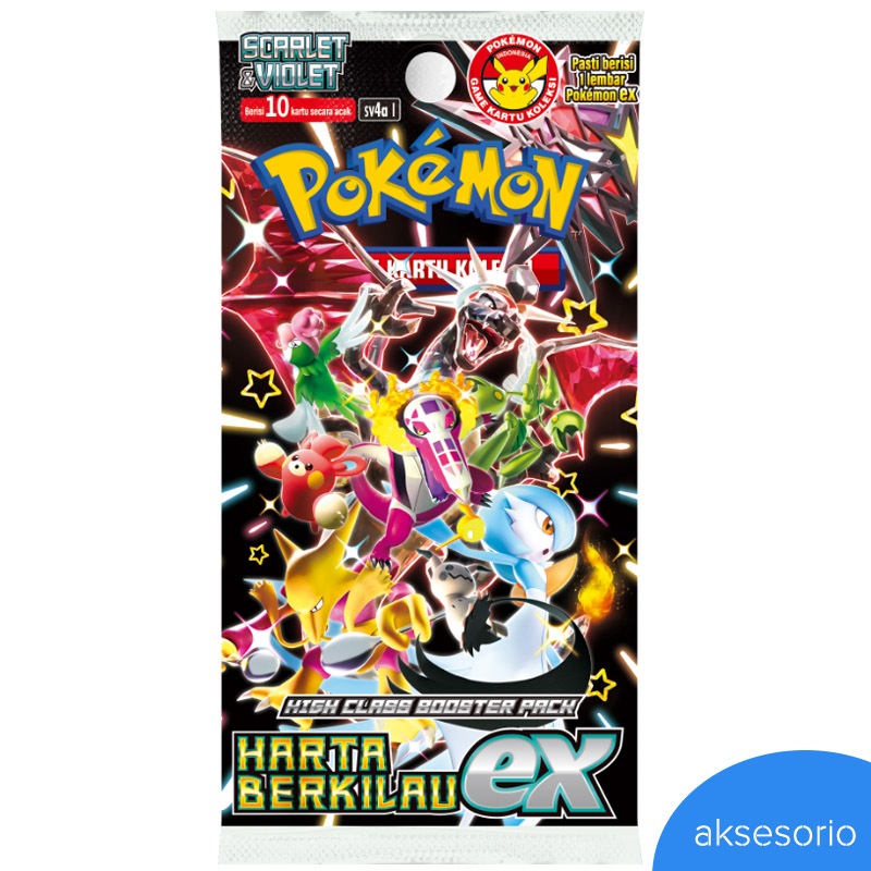 Jual [PROMO] Pokemon TCG Indonesia Seri SV4a High Class Booster pack Harta Berkilau ex | Shopee ...