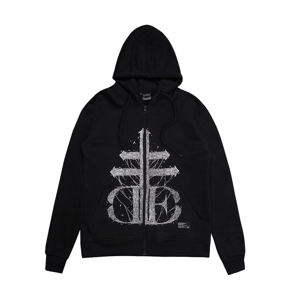 Jual Ludenssect - Cursed Zip Hoodie Black | Shopee Indonesia