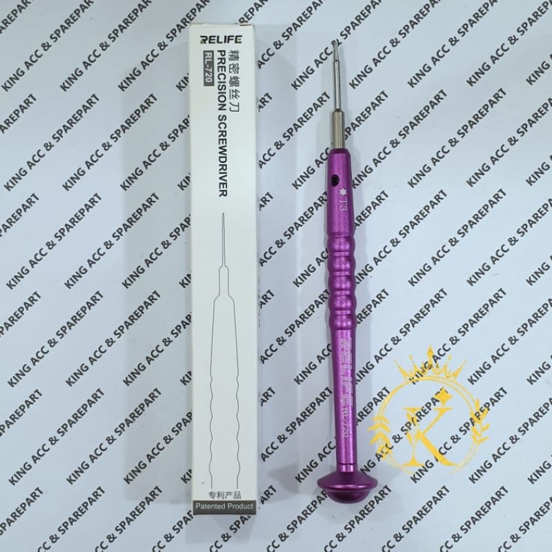 Jual TOOLS OBENG SATUAN SCREWDRIVER RELIFE RL-720 T3 | Shopee Indonesia