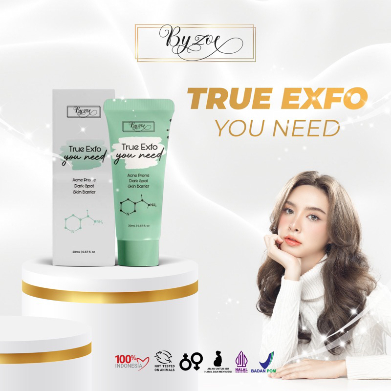 Jual Byzoe True Exfo you Need for Acne Prone Dark spot Skinbarrier | Shopee Indonesia