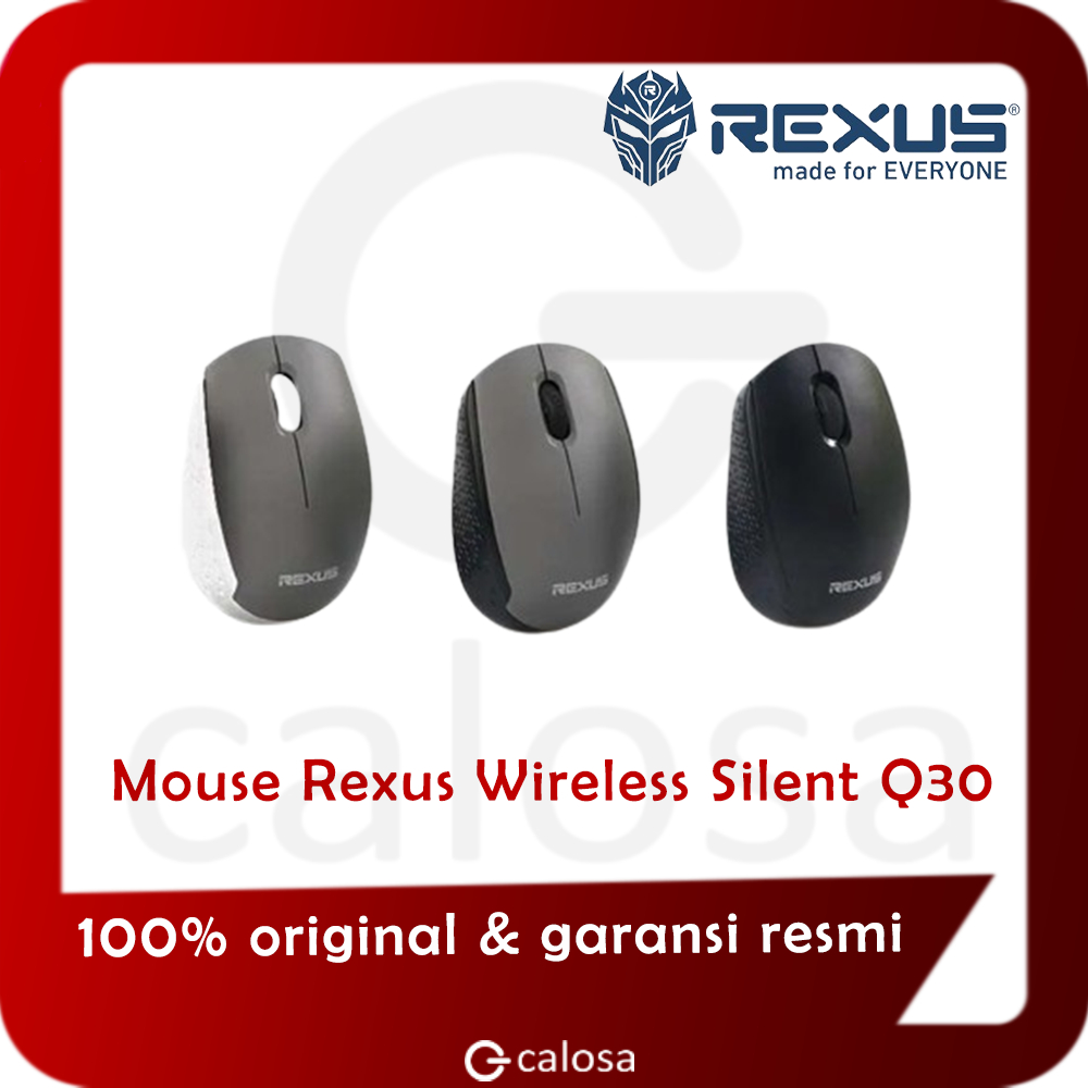 Jual Rexus Mouse Wireless Office Q30 Silent Click | Mouse Wireless ...