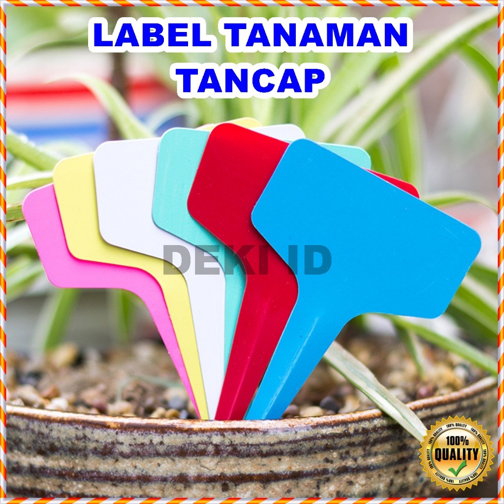 Jual Label Tanaman Tancap Penanda Nama Anti Air Name Tag Plant Marker Waterproof | Shopee Indonesia
