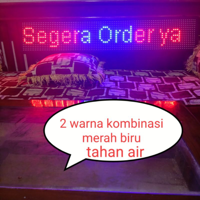 Jual lampu LED/runing teks tulisan berjalan | Shopee Indonesia