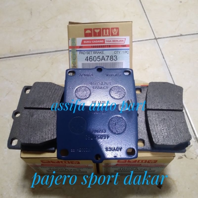Jual BRAKE PAD KAMPAS REM BELAKANG MITSUBISHI PAJERO SPORT DAKAR ALL ...