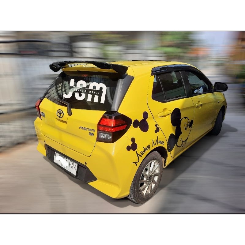 Jual Spoiler Agya Ayla 2023 - 2024 Model Mugen Bahan Plastik ABS ...