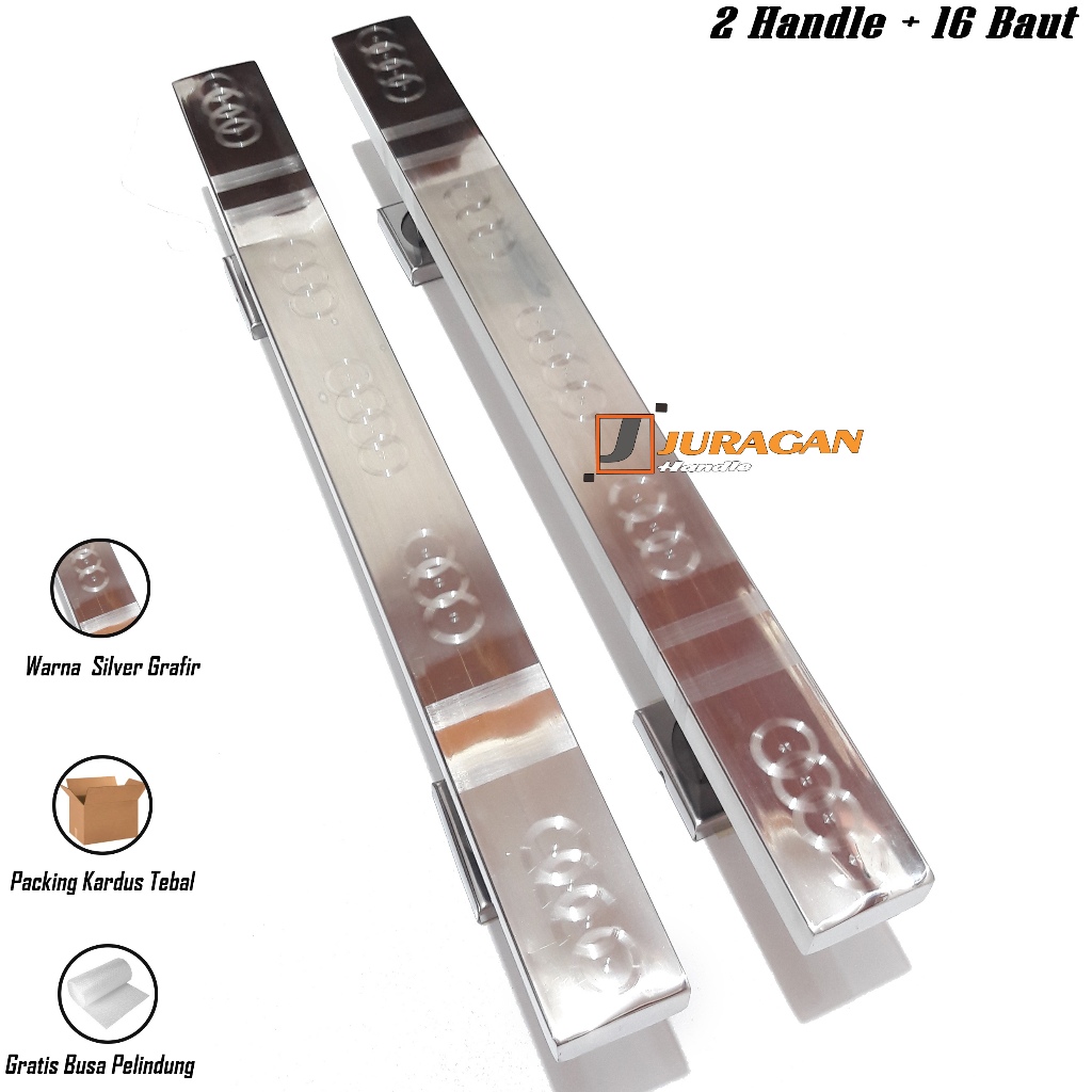 Jual Handle Pintu Rumah 2 Pintu 60 cm Gagang Pintu Besar Tebal Lebar ...