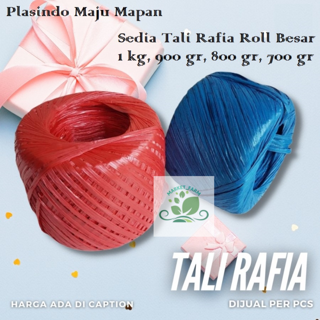 Jual Tali Rafia Murah 1Kg Full / Tali Rafia Warna 1Kg Full / Tali Rafia ...