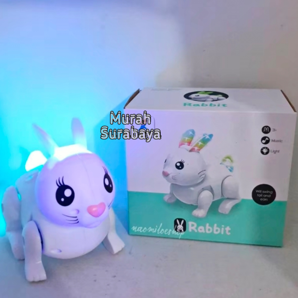 Jual Mainan Rabbit Light & Sound Terbaru Cute And Interesting Shape ...