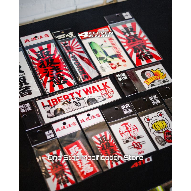 Jual Liberty Walk Stickers Official merchandise of LBWK Japan | Shopee ...