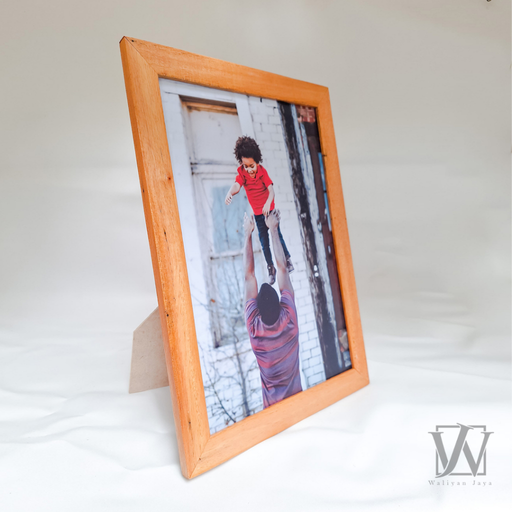 Jual FRAME FOTO KAYU SIZE A4 MINIMALIST MOTIF NATURAL & POLISTUR ...