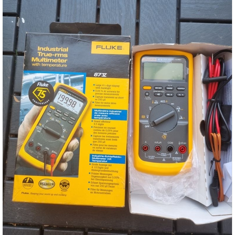 Jual FLUKE 87V INDUSTRIAL TRU-RMS MULTIMETER | Shopee Indonesia