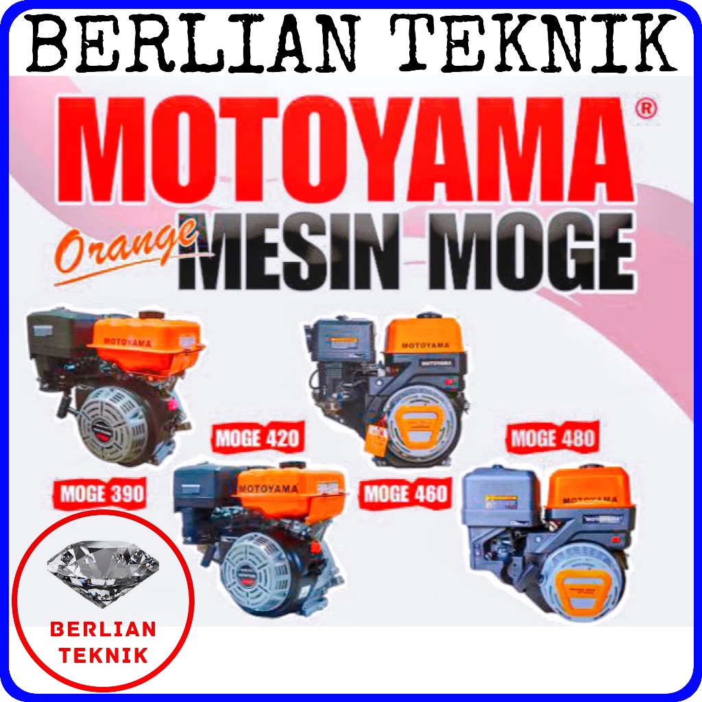 Jual Mesin Penggerak Bensin Engine Gasoline Motoyama Moge MGE 480 ...