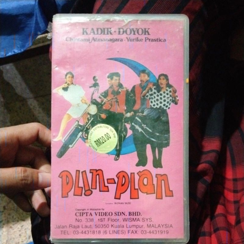 Jual KASET PITA VHS KADIR DOYOK PLIN PLAN | Shopee Indonesia
