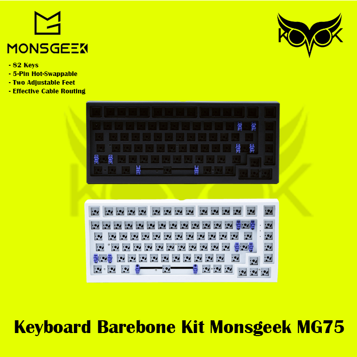 Jual KEYBOARD BAREBONE KIT MONSGEEK MG75 | Shopee Indonesia