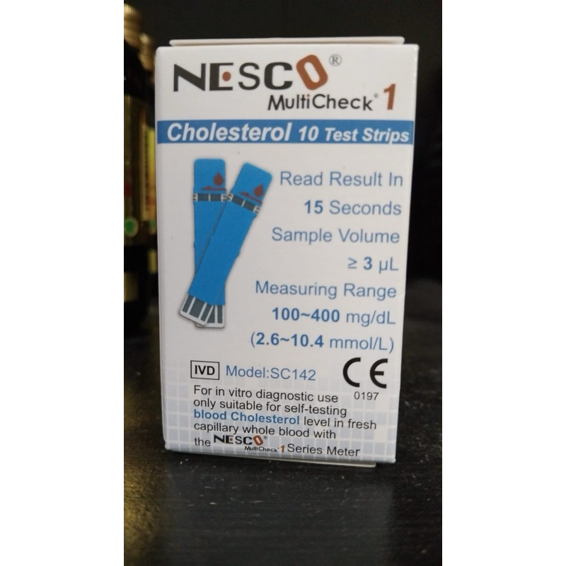 Jual Strip Kolestrol (Nesco Cholesterol 10 Strip) | Shopee Indonesia