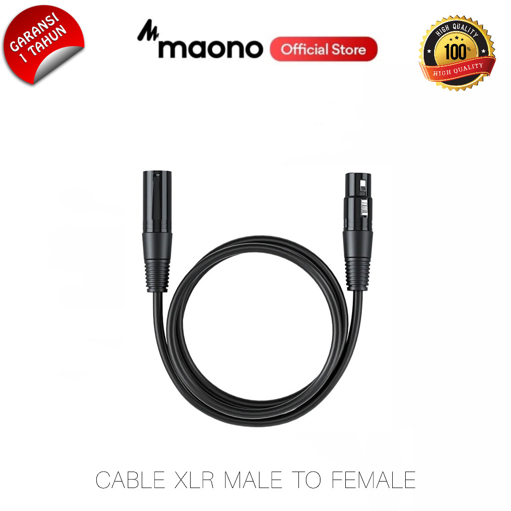 Jual MAONO XLR 300 Microphone Audio Kabel XLR Male to XLR Female High ...