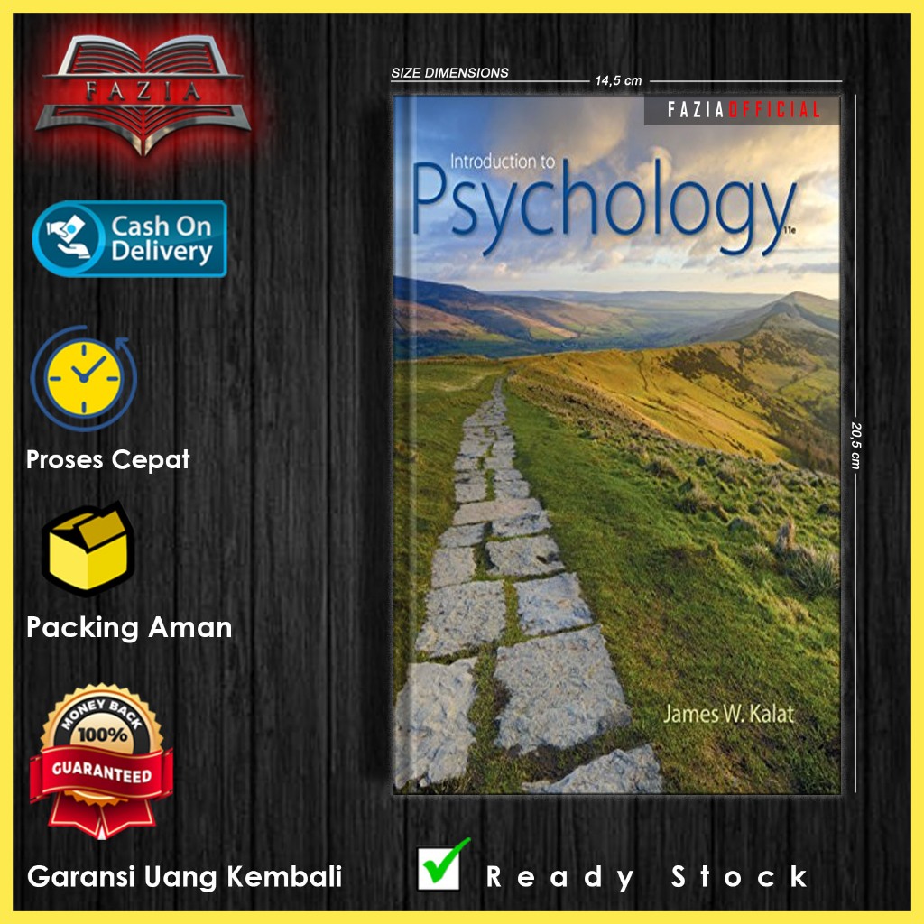 Jual Introduction to Psychology by James W. Kalat (8,9,11 Edition ...