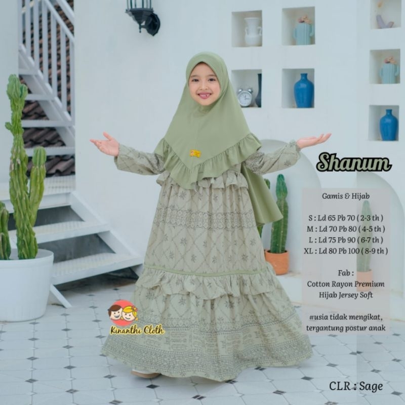 Jual (New) SHANUM SET KIDS by KINANTHI CLOTH | Shopee Indonesia