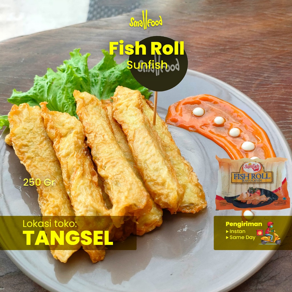 Jual Sunfish Fish Roll 250gr / Fish Roll Original / Smallfood Frozen ...