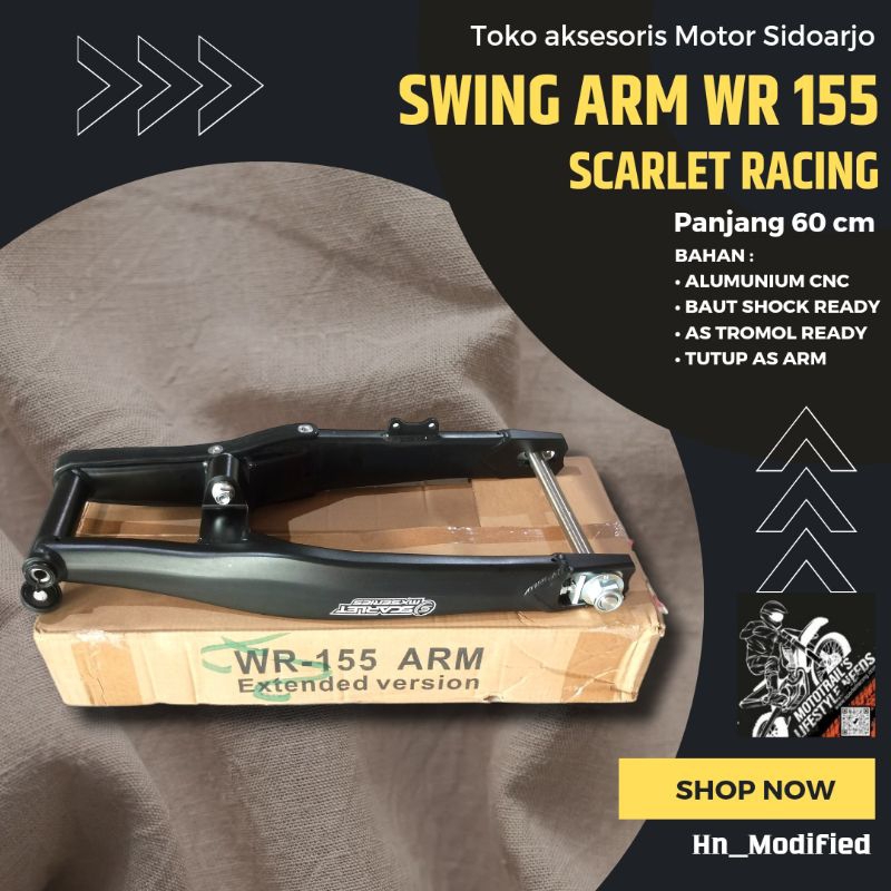 Jual Swing ARM SCARLET RACING Trail KLX DT CRF WR155 Panjang 62 dan 66 ...