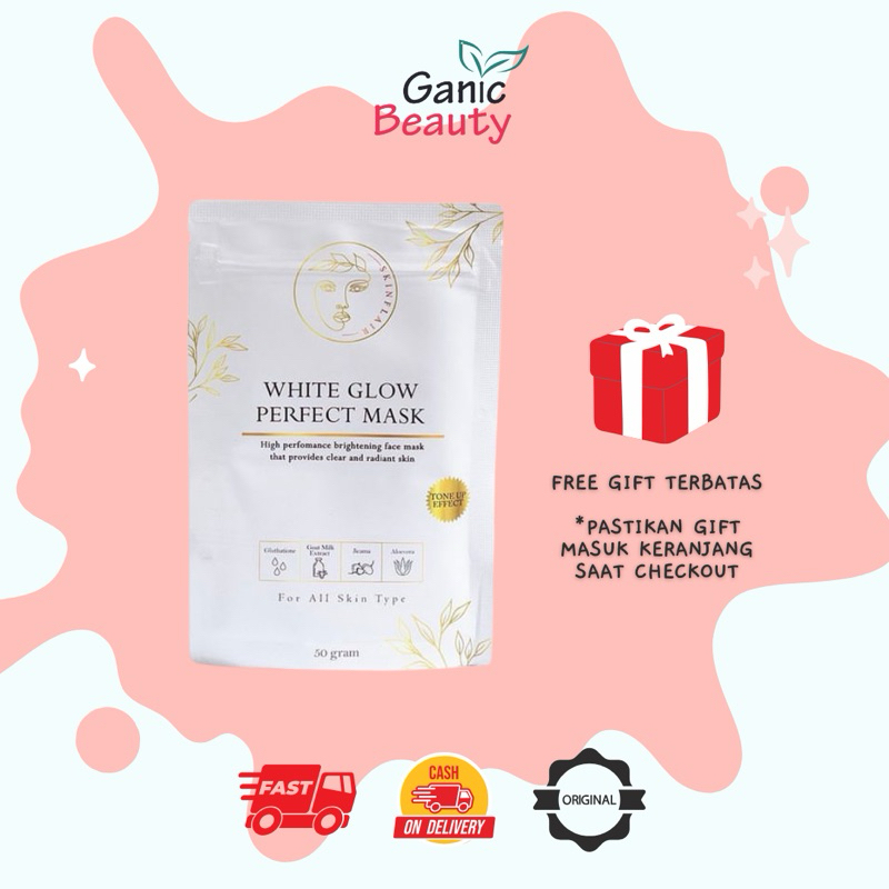 Jual Skinflair White Glow Perfect Mask Masker Pencerah Wajah Badan ...