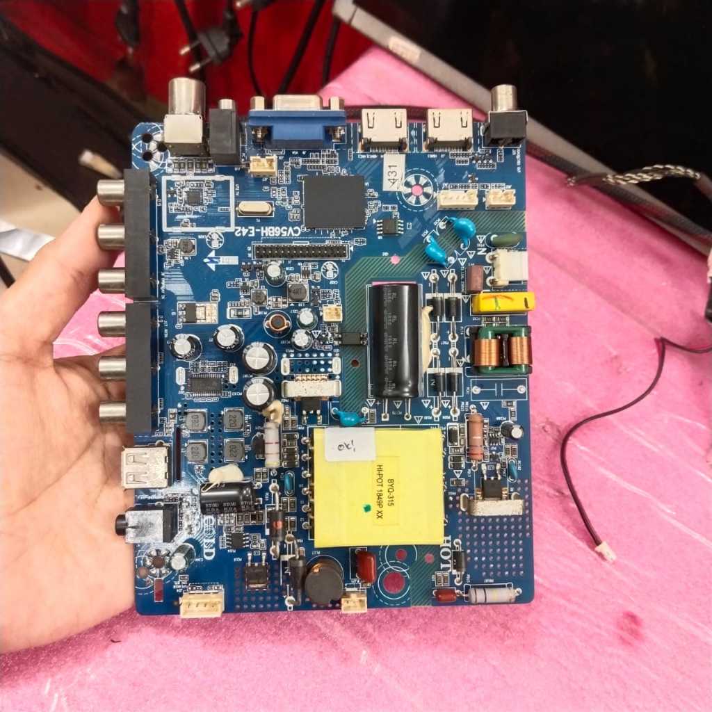 Jual Mb tv polytron pld24t8511/s mainboard motherboard modul mesin tv ...