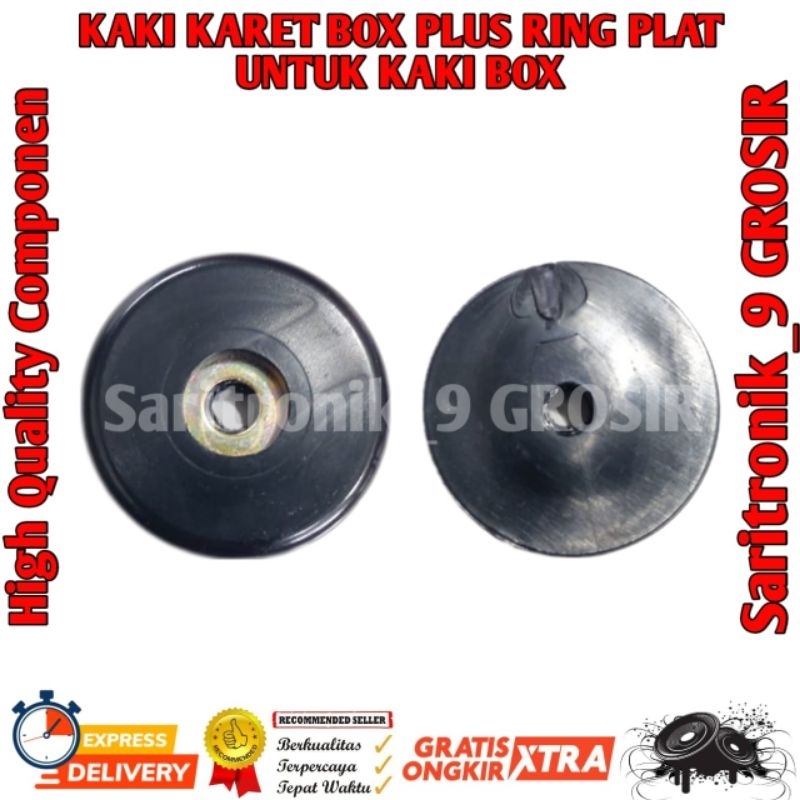 Jual KAKI KARET BOX PLUS RING PLAT UNTUK KAKI BOX POWER BISA JUGA UNTUK ...