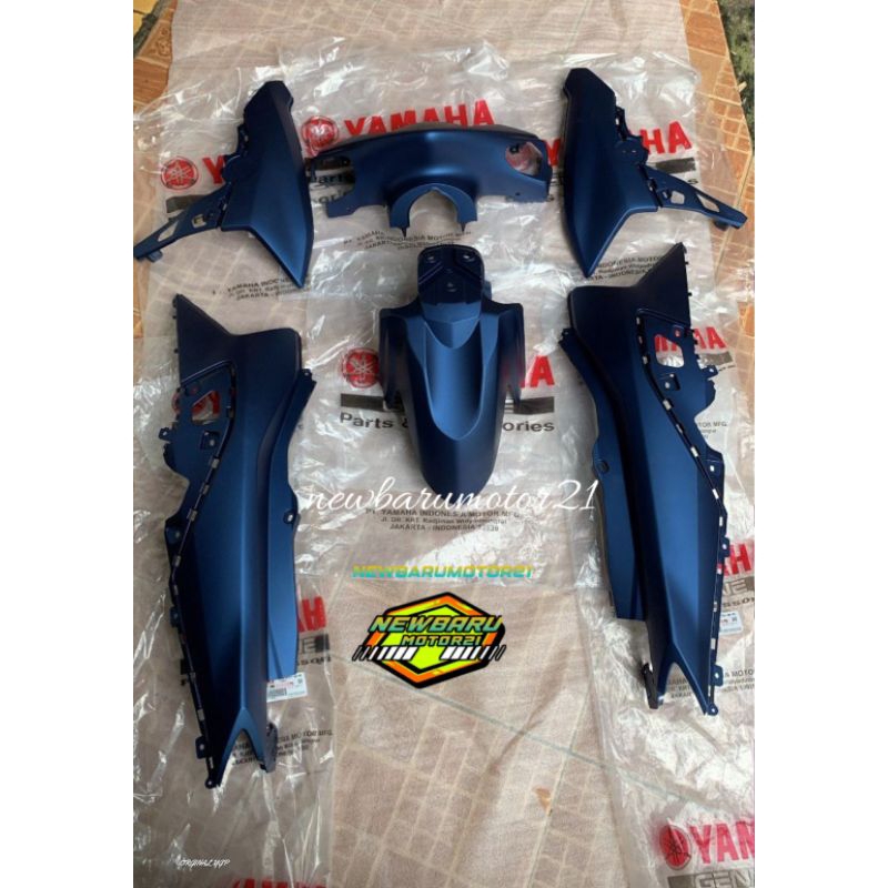 Jual COVER BODY HALUS YAMAHA MIO GEAR 125 BIRU DOFF ORI YAMAHA B3W (6 ...