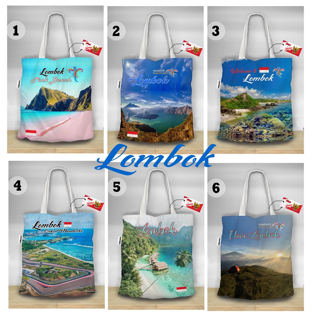 Jual Tote bag Lombok, oleh oleh Lombok | Shopee Indonesia