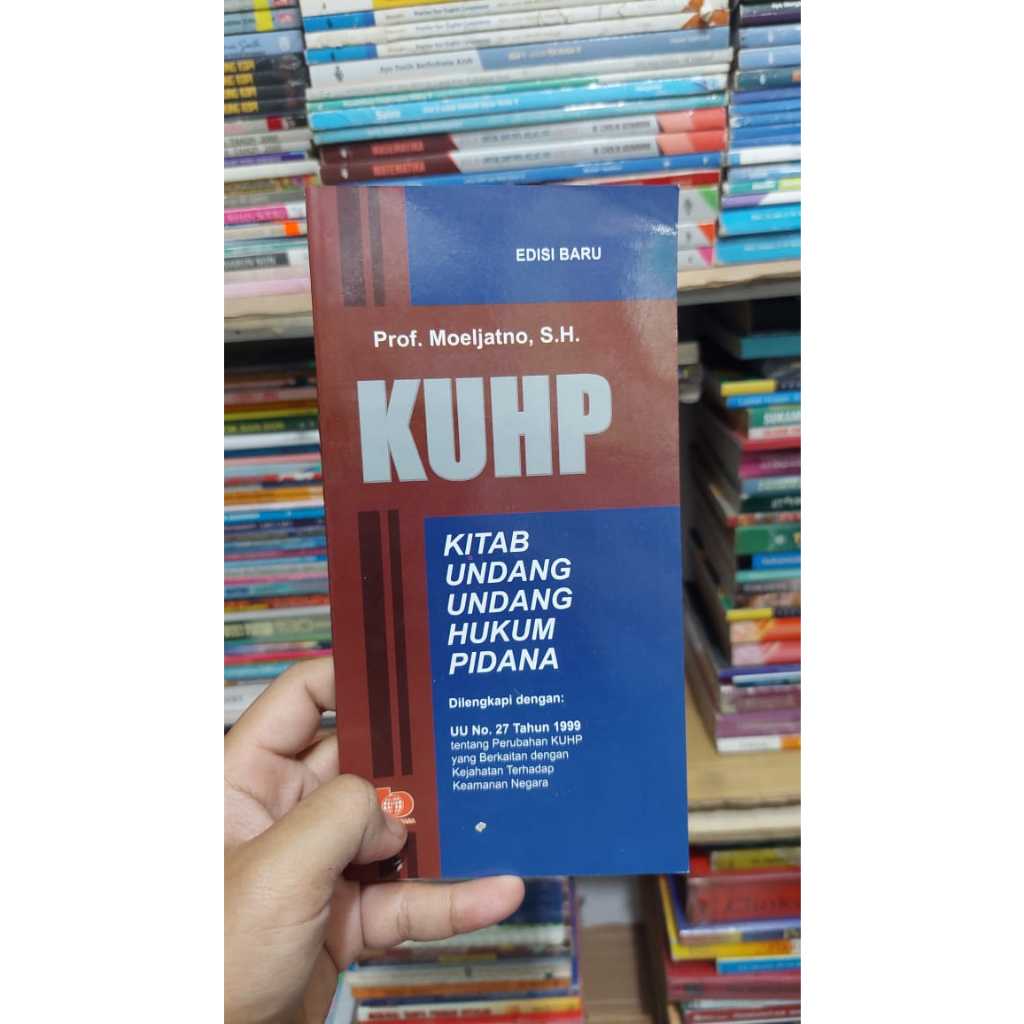 Jual Buku KUHP Edisi Terbaru Prof. Moeljanto. S.H. | Shopee Indonesia