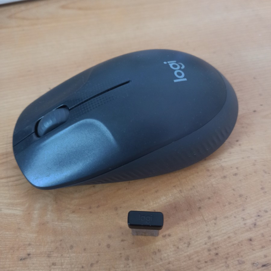 Jual Mouse Wireless Logitech M190 Original + USB Receiver Dongle Normal | Shopee Indonesia