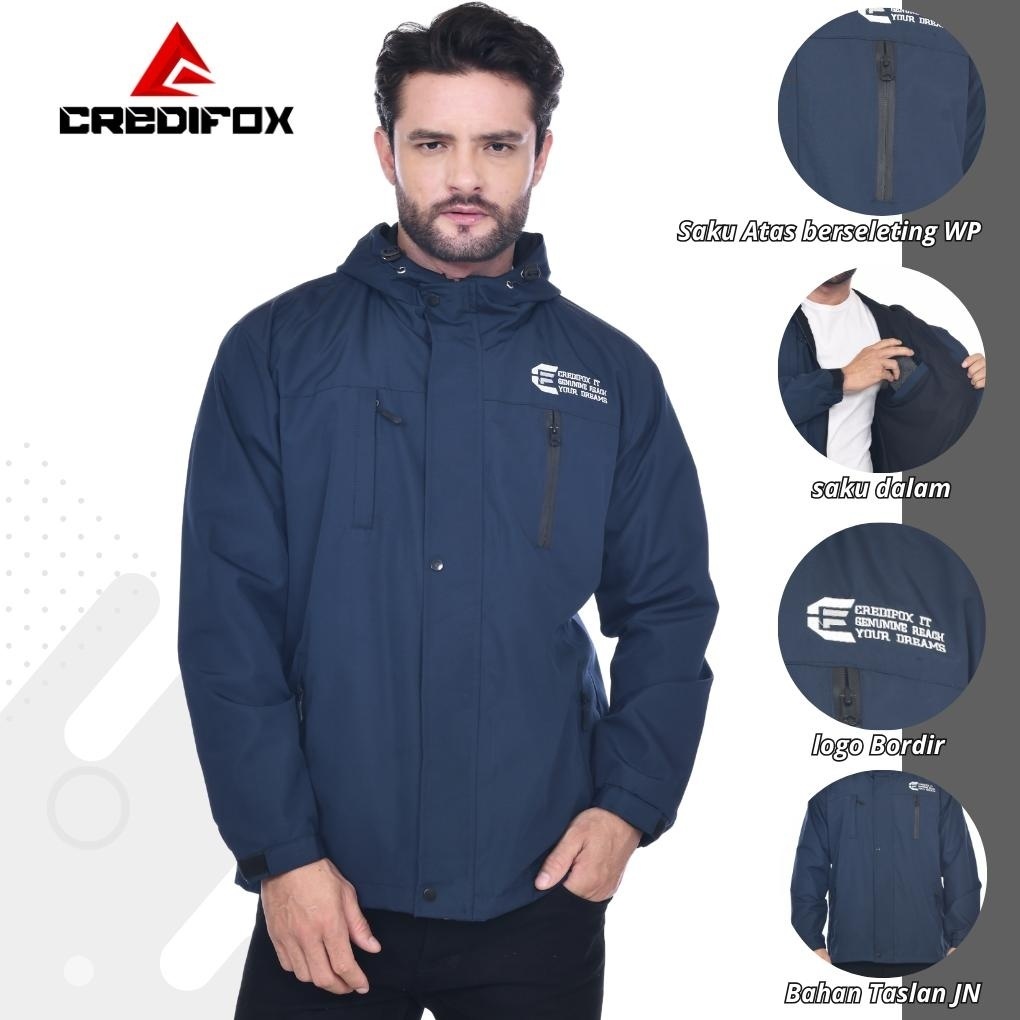 Jual CREDIFOX Jaket waterproof pria crf/ jaket gunung / jaket outdoor ...